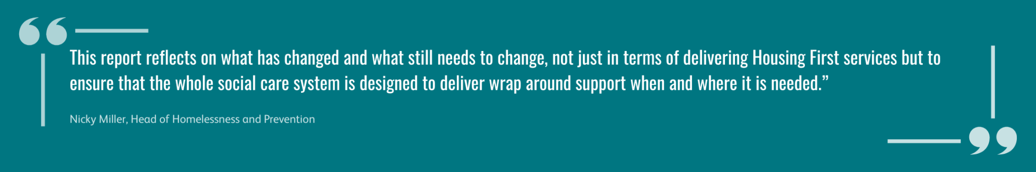 Turning Point Scotland releases report calling for Housing First ...